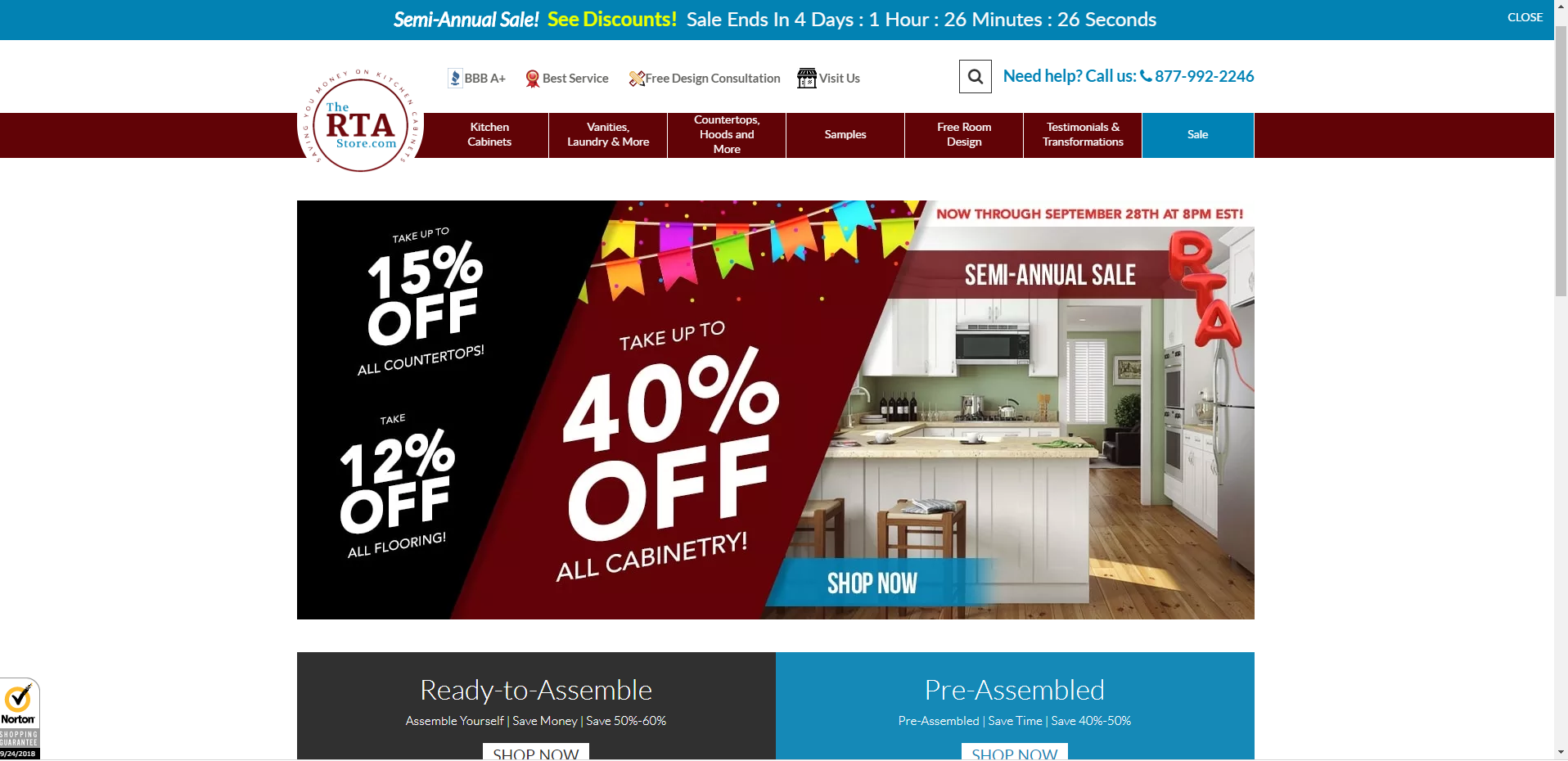 Website Comparison: RTA Cabinet Store, The RTA Store, Kitchen Cabinet ...